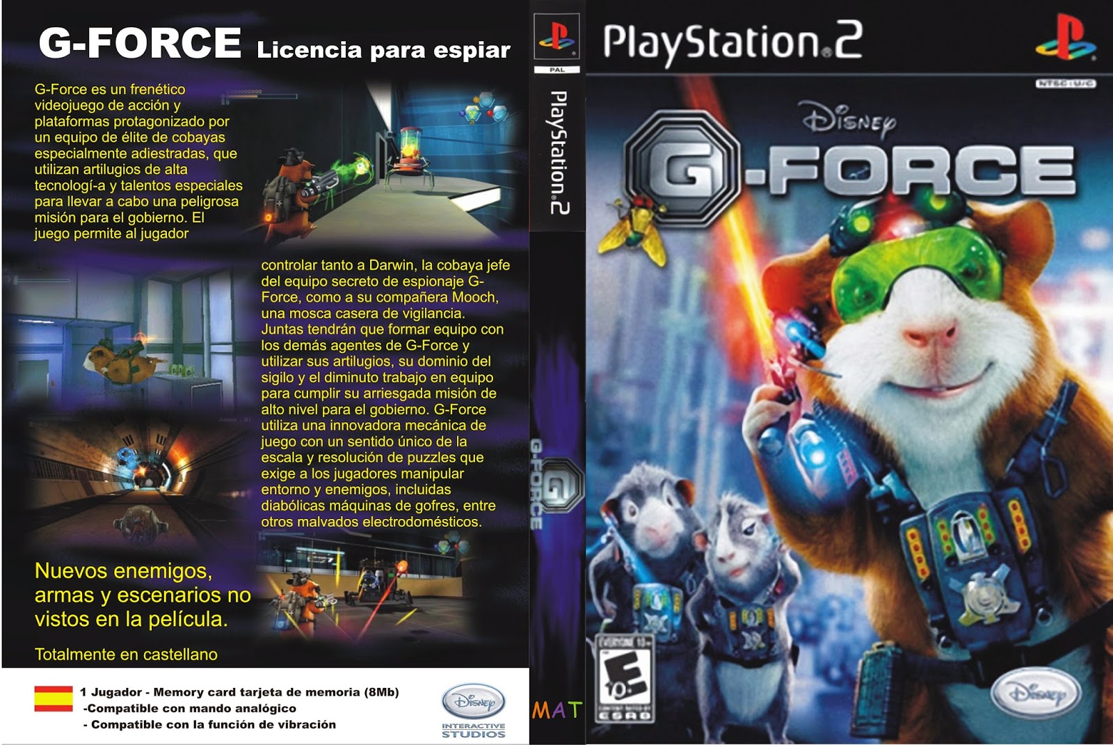 Coleccion Caratulas PS2: G-Force